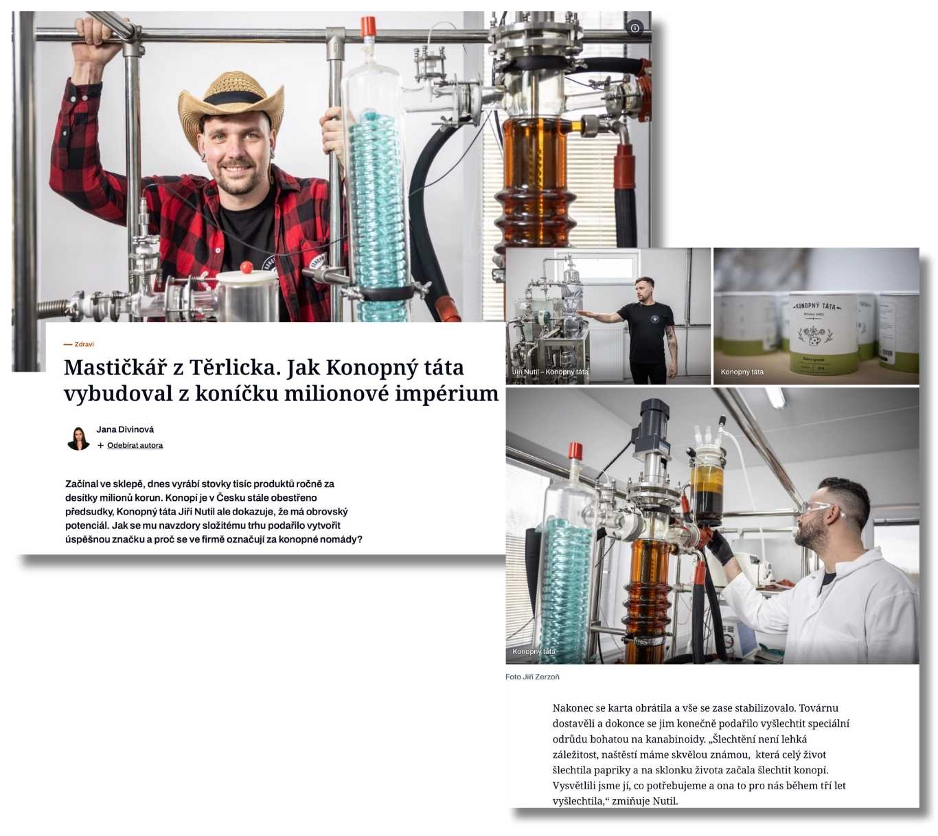 Z garáže až do Forbesu | Konopný Táta